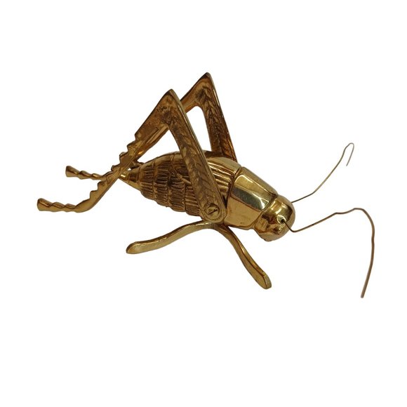 Unbranded | Accents | Brass Grasshopper Paper Weight Vintage Home Decor ...